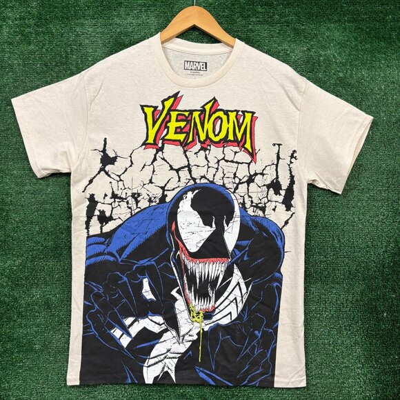 Marvel | Shirts | Marvel Comics Venom Graphic Beige Tshirt Size Medium ...